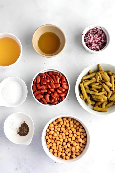 Three Bean Salad Easy Recipe Insanely Good