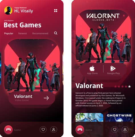 Valorant Game Store Figma Community
