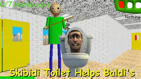 Skibidi Toilet Helps Baldis Baldis Basics Mod Youtube