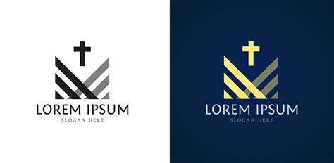 기독교 십자가 교회 상징입니다 예수 그리스도와 화해의 상징 기독교 흰색 배경에 고립된 십자가 그림의 실루엣 윤곽선입니다 벡터 현대 교회 디자인 요소 또는 기호 로고에 대한