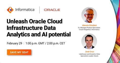 Learn About Oracle Cloud Data Analytics And Ai With Alessio Giordani Krishna Sandeep Udayagiri