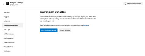 Set An Environment Variable Circleci Documentation
