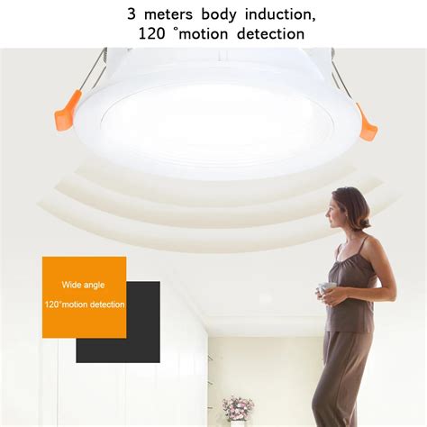 Hallway Basement Motion Sensor LED Light Auto Switch Ceiling Lamp Night Light Motion Detector