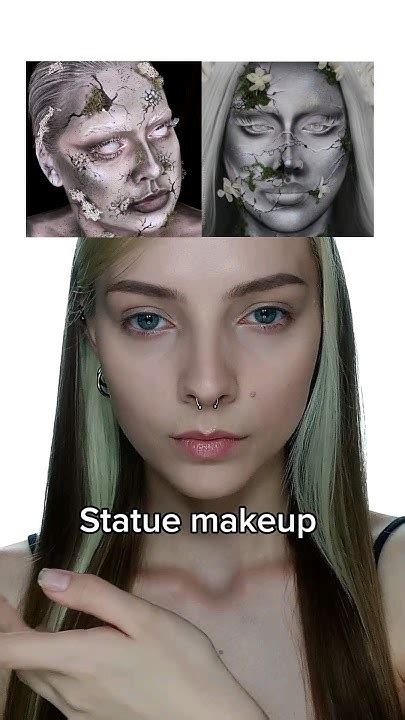Statue Makeup Tutorial 🗽 Makeuptutorial Statuemakeup Halloweenmakeup