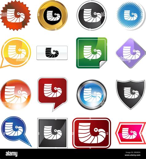 Button Different Shapes Colors Stock Vector Images Alamy