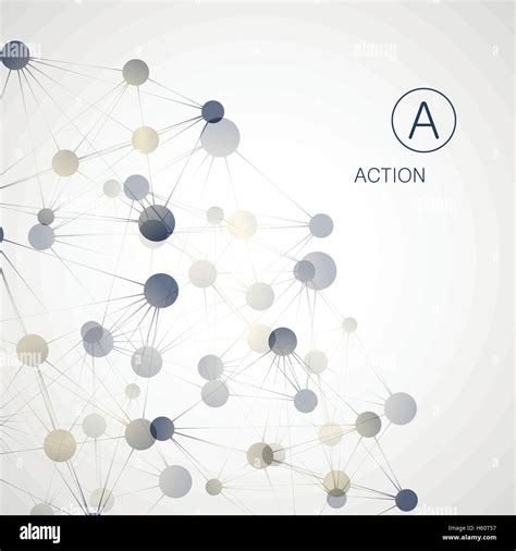 Dynamic Molecule Structure Science And Connection Concept Neurons