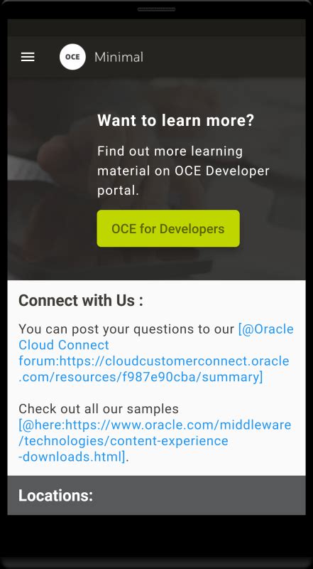 Build A Minimal Site In Flutter With Headless Oracle Content Management