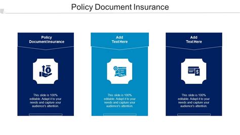 Policy Document Insurance Ppt Powerpoint Presentation Show Templates Cpb Presentation Graphics