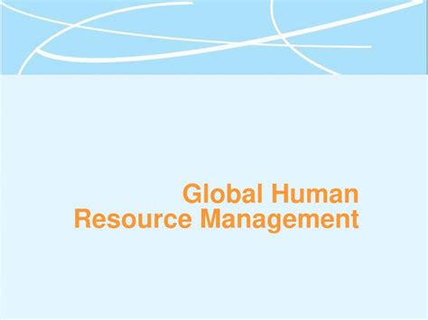 Human Resource Management Powerpoint Slides Learnpick India