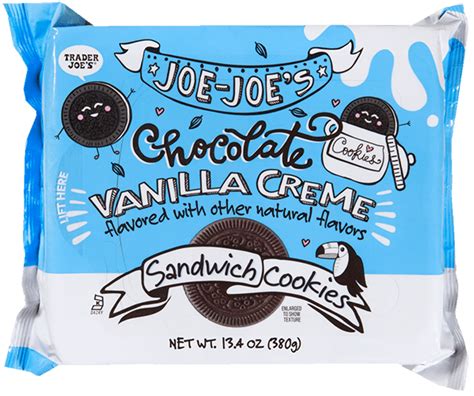 Trader Joes Joe Joes Chocolate Vanilla Crème Sandwich Cookies