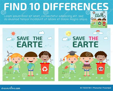 Trovi Le Differenze Il Gioco Per I Bambini Le Differenze Del Ritrovamento I Giochi Del