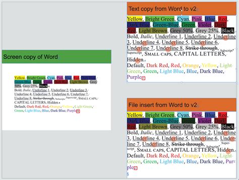 Importing And Exporting Character Styles With Word V2 Bugs Found On
