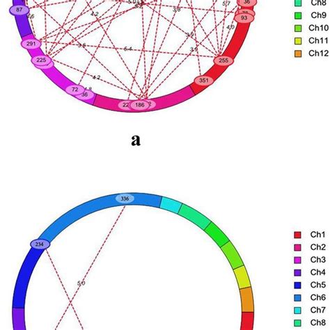 A Cyclic Diagram Of Epistatic Qtls Ep Qtl For Single Grain Protein