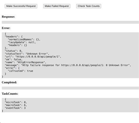 Macro Tasks Left Running After Failed Requests With Unknown Error