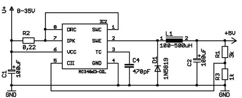 Mc34063 Electronic Circuit Diagram