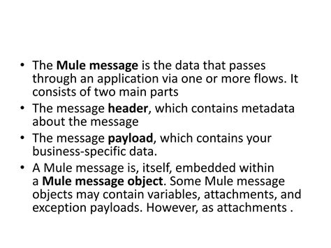 Mule Message Structure And Varibles Scopes Ppt