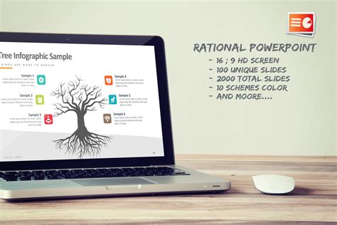 Rational Powerpoint Template Presentation Stock