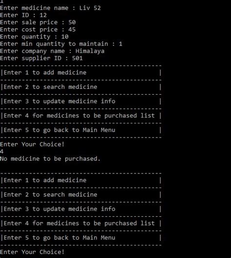 Medical Inventory System Project In Python With Source Code And Report Download Kashipara