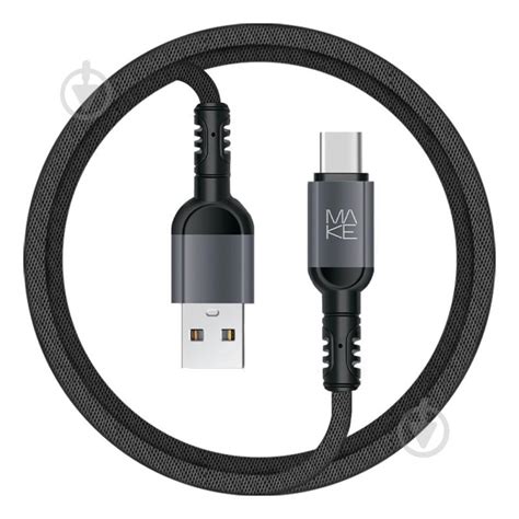 ᐉ Шнур Make USB to Type-C (3A) Denim Grey 1 м (MCB-CD10GR) • Краща ціна ...