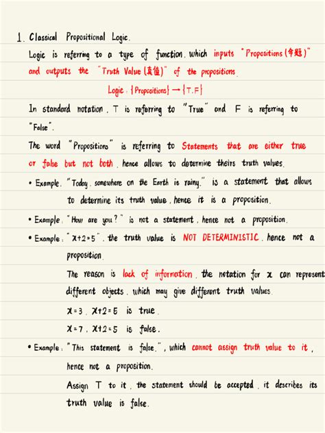 Classical Logic And Mathematical Proof Pdf Logic Proposition