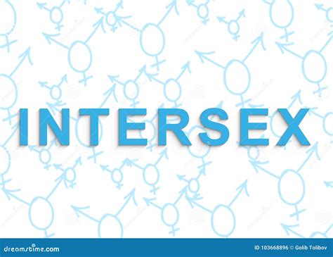 Transgender Symbols On White Isolated Backdrop Vector Illustration