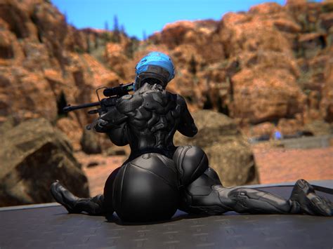 Rule 34 Big Ass Big Breasts Breasts Bubble Butt Female Spartan Halo
