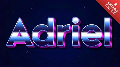 Adriel Text Style Effects Generator Adriel Text Style Effects Generator