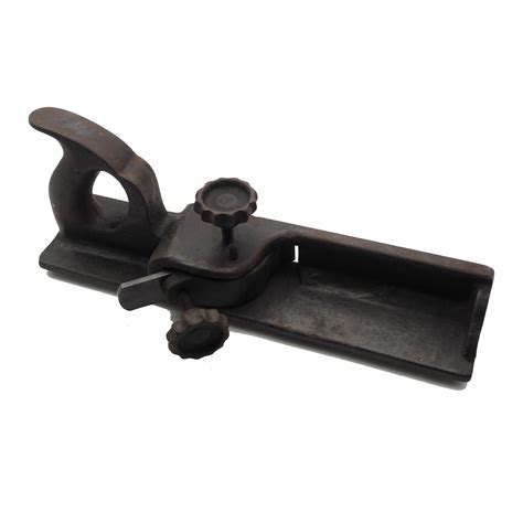 Rare Heavy Cast Iron Lead Trimming Plane