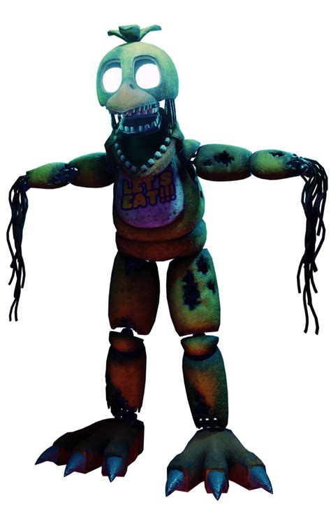 Help Wanted 1 Withered Chica Render By Austinart404 On Deviantart