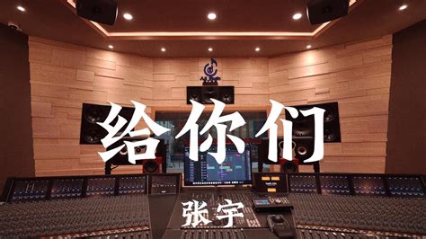 张宇《给你们》百万豪装录音棚大声听 好hao學习 音乐 哔哩哔哩视频
