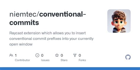 GitHub Niemtec Conventional Commits Raycast Extension Which Allows