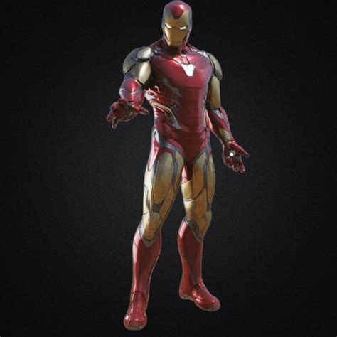 Iron Man Mark 85 Endgame Full Body Wearable Armor With Helmet 3d Model