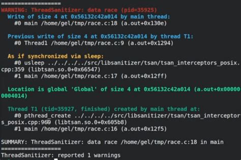 Using Threadsanitizer To Debug Data Races