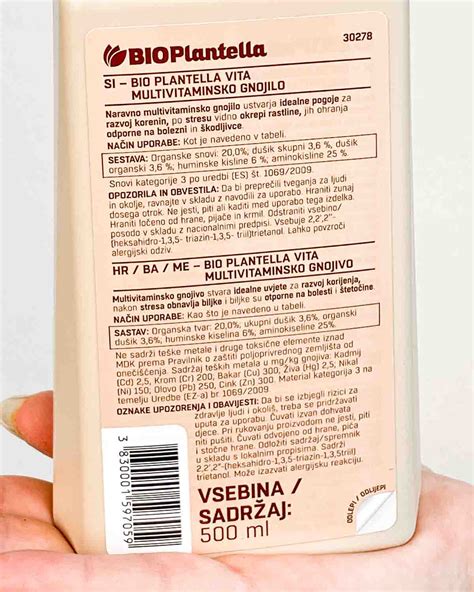 Bio Plantella Vita Organsko Gnojilo Džungla Plants