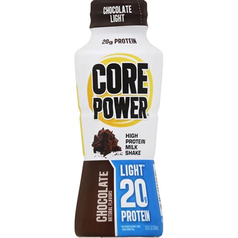Core Power Milk Shake High Protein Light Chocolate 11 5 Fl Oz