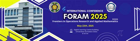 International Conference Frontiers In Operations Research And Applied Mathematics Foram 2025