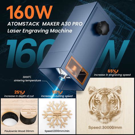 Atomstack A30 Pro Laser Engraving And Cutting Machine With F30 Pro Air