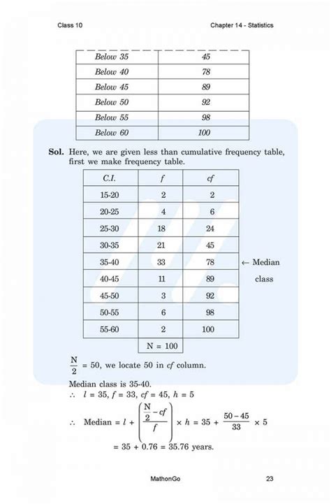 Ncert Solutions For Class 10 Maths Chapter 14 Exercise 14 3 Mathongo