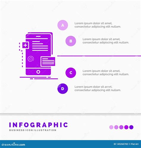 Frontend Interface Mobile Phone Developer Infographics Template For Website And Presentation