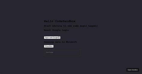 Testing Codesandbox