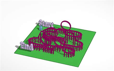 3d Design Roller Coaster Tinkercad