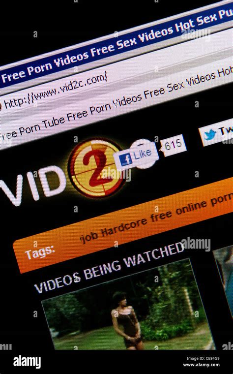 Sex Movie Adult Video Online Website Vid C Stock Photo Alamy