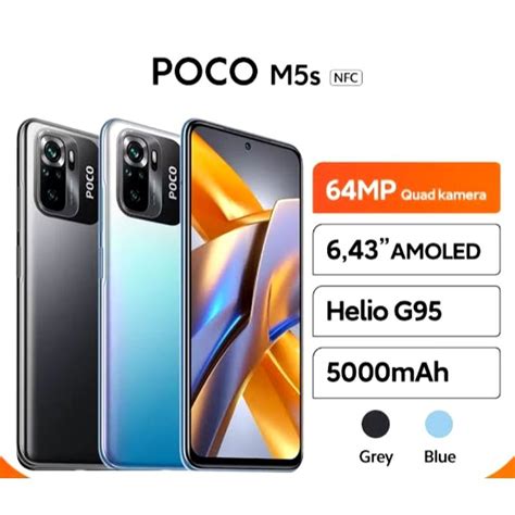 Jual Poco M5s 4 64 6 128 Baru No Repack Shopee Indonesia