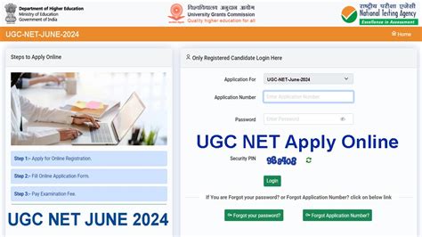 Ugc Net Application Form 2024 यूजीसी नेट जून Apply Online Notification Apply Online