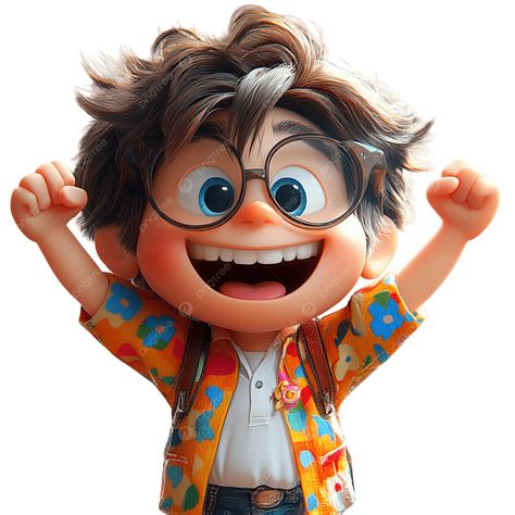 Cartoon Character With Glasses Glasses Clipart Cartoon Clipart