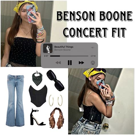 Benson Boone Concert Outfit Idea Concert Outfit Ideas Benson Boone