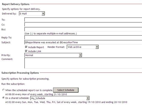 Reporting Services Tips N Tricks Sending Reports Using Sql