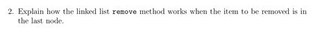 Java Linked List Remove Method Design Talk