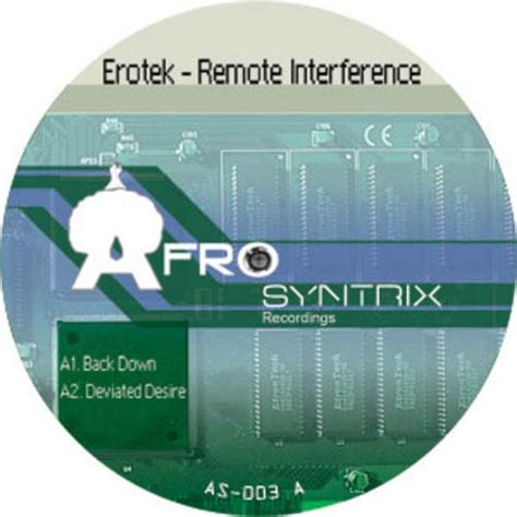 Erotek Remote Interference Releases Discogs