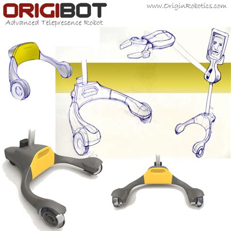 Origibot2 Telepresence Robot Platform With Arm And Gripper